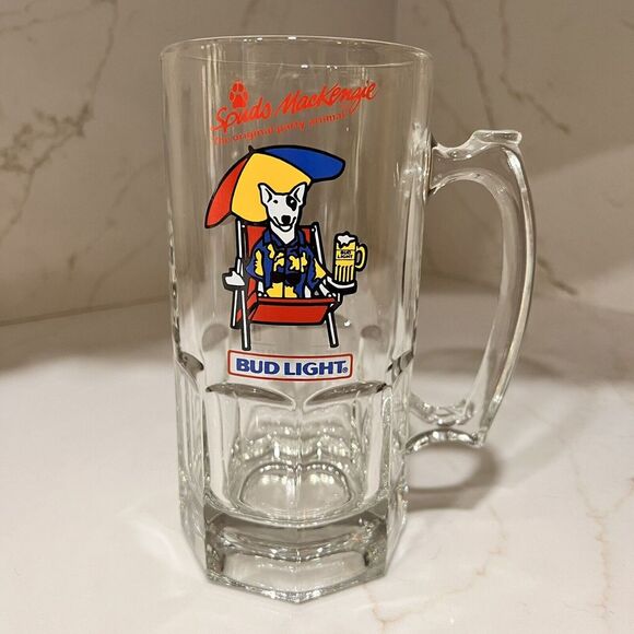 Budweiser | Dining | 987 Spuds Mackenzie Beer Glass Mug Stein Budweiser ...